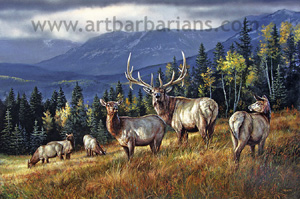 Wildlife art prints plus original paintings with a wide selection from ...