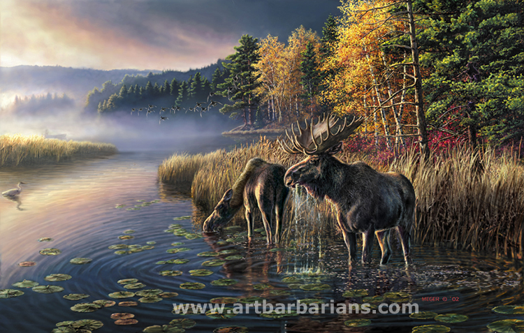 Wildlife art prints plus original paintings with a wide selection from ...