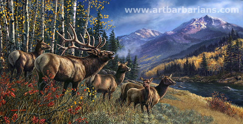 Wildlife art prints plus original paintings with a wide selection from ...