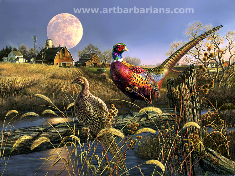 Wildlife art prints plus original paintings with a wide selection from ...