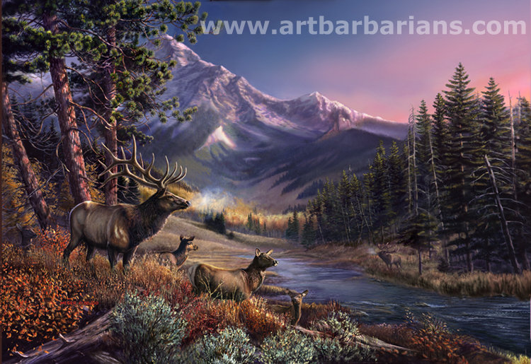 Wildlife art prints plus original paintings with a wide selection from ...